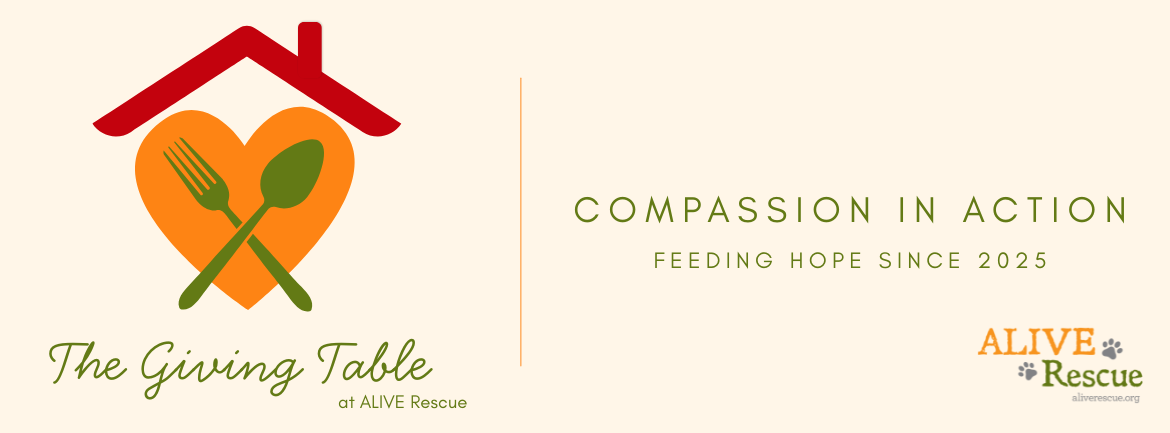 The Giving Table at ALIVE Rescue